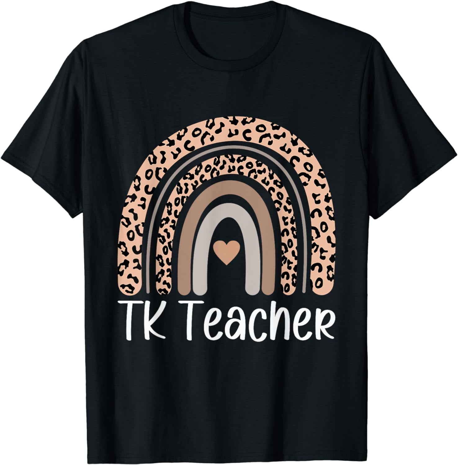 TK Teacher Rainbow Back To School Cute Teacher T-Shirt - Walmart.com