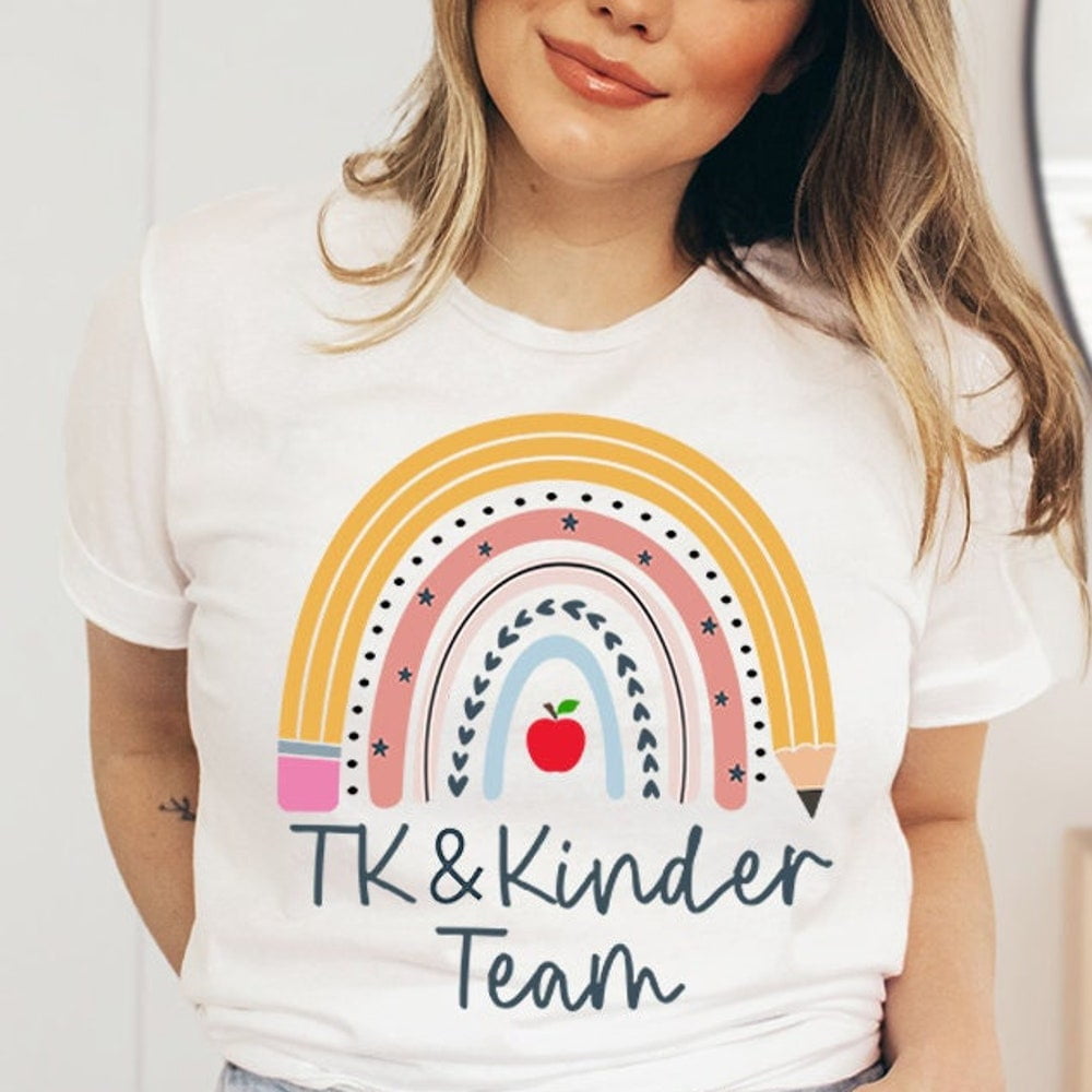 TK and Kinder Team Shirt, Transitional Kindergarten Teacher Shirt, TK ...