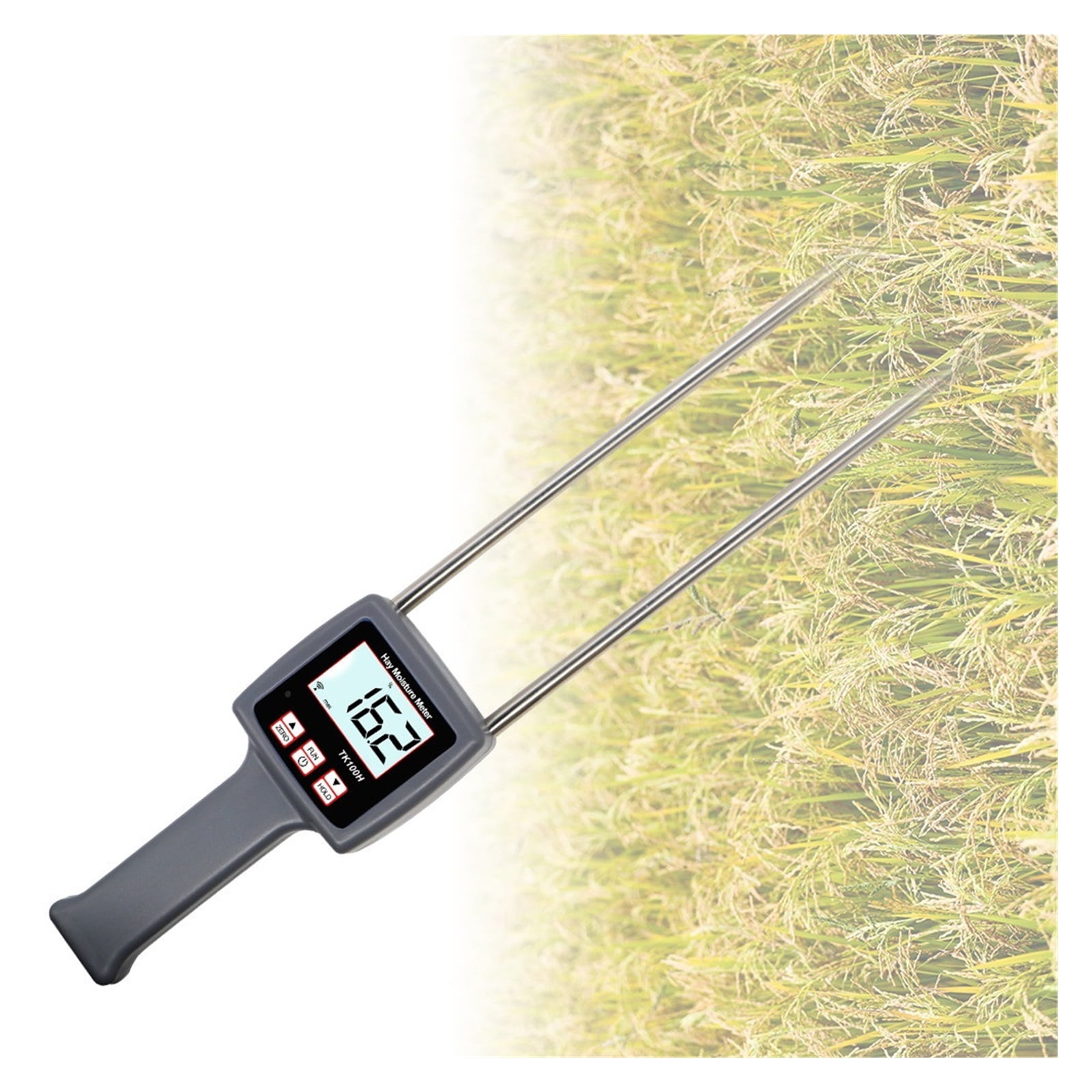 TK100H Hay Moisture Meter With Backlight For Alfalfa Forage Grass ...