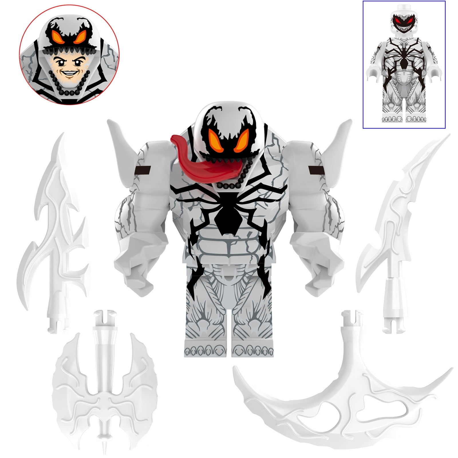 TKBABEUE Venom Building Blocks Venom Build A Figure Venom Toys for Boys ...