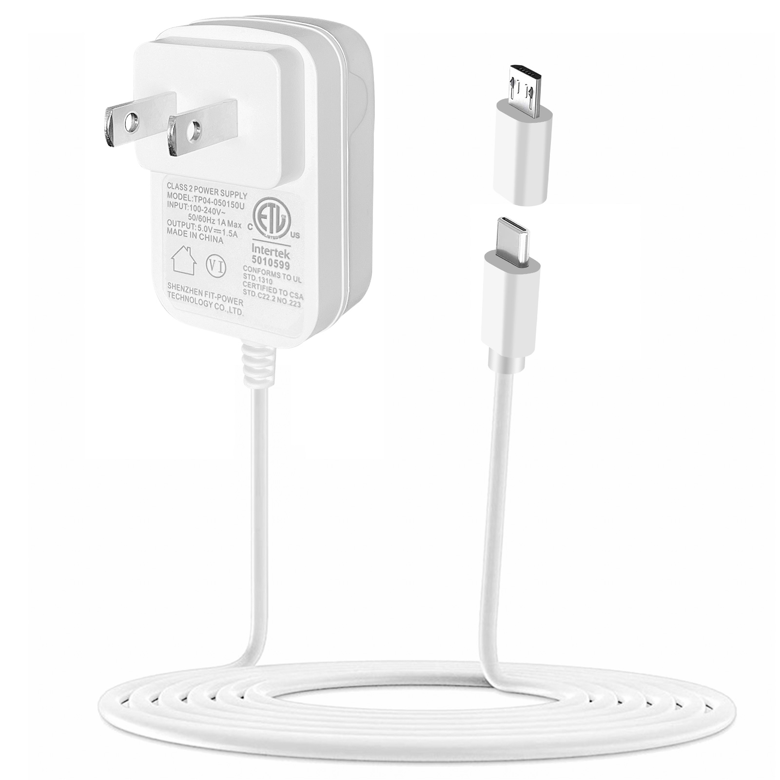 Alcatel (UC11US) 5V 1A Travel Adapter for USB Devices - Black - Walmart.com