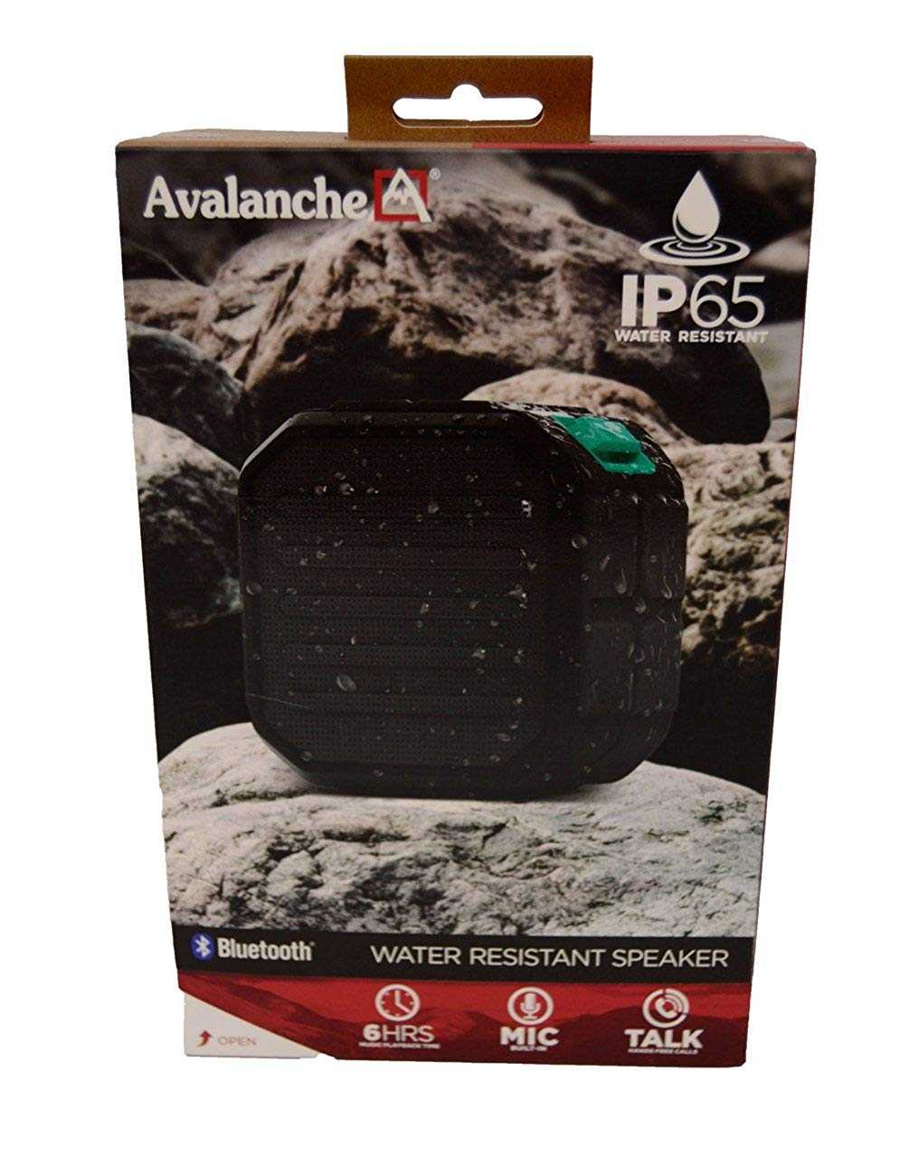 TKO Avalanche Mini Speaker System, Unisex, Water-Resistant, Portable ...