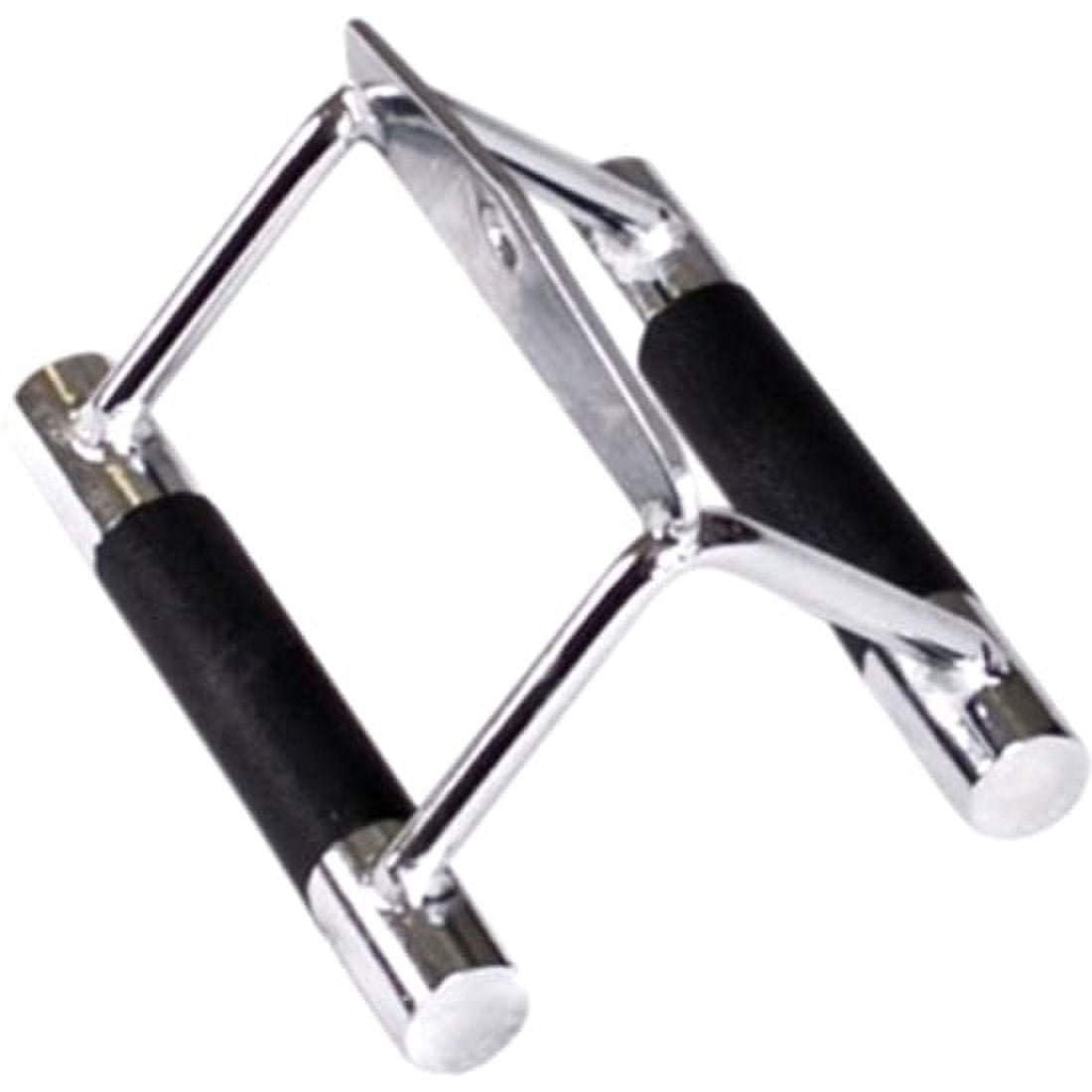 TKO Seated Row/Chinning Chrome Bar with Polyurethane Round Grip ...