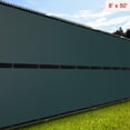 TKOOFN 8'x50' UV & Water-Resistant Privacy Fence Screen for Outdoor ...
