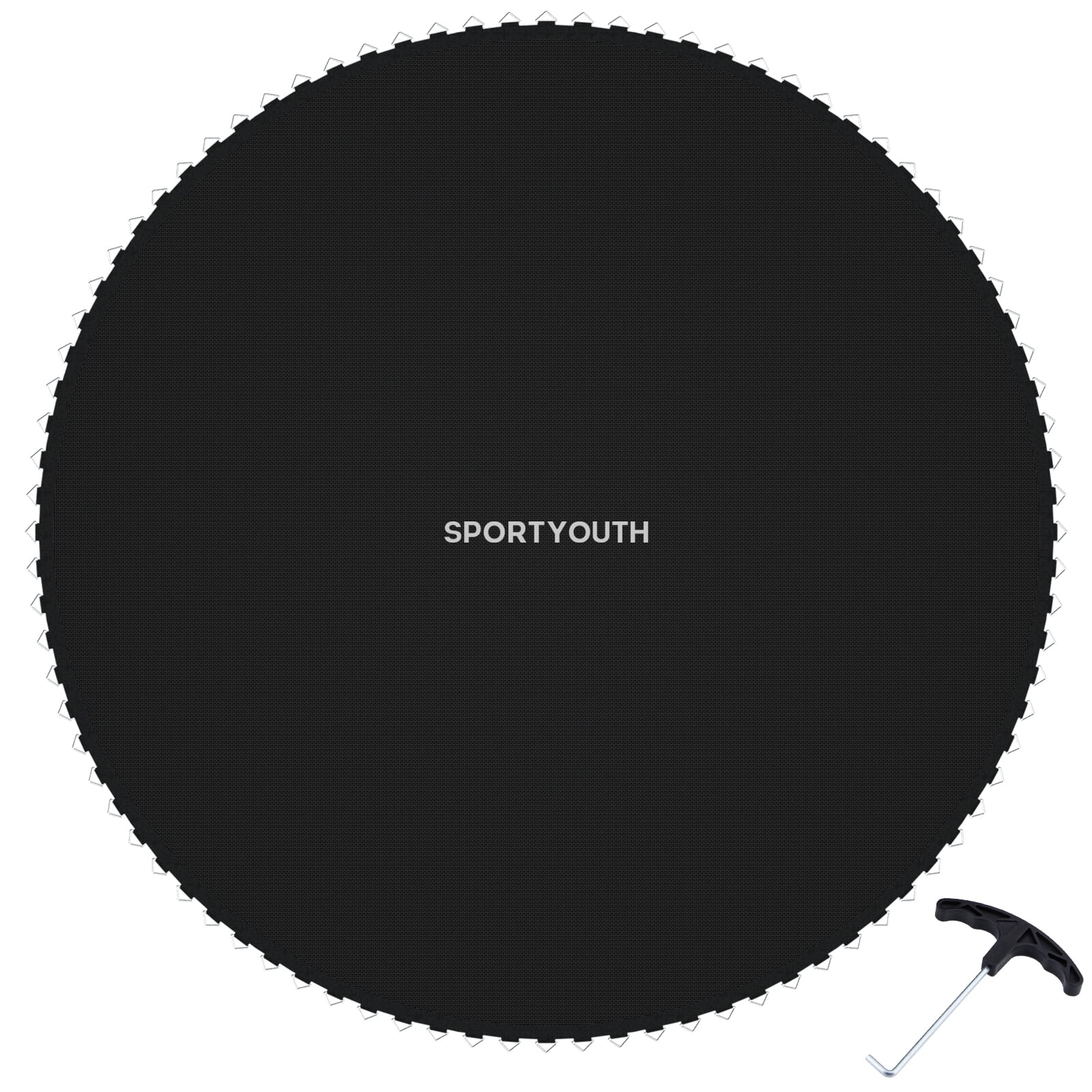 TKOOFN Trampoline Jumping Mat for 14ft Round Frame with 72 V-Rings ...