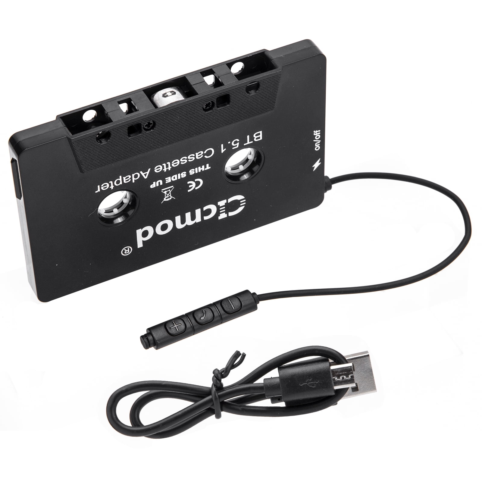 TKOOFN Universal Bluetooth 5.1 Wireless Car Tape Audio Cassette Aux ...