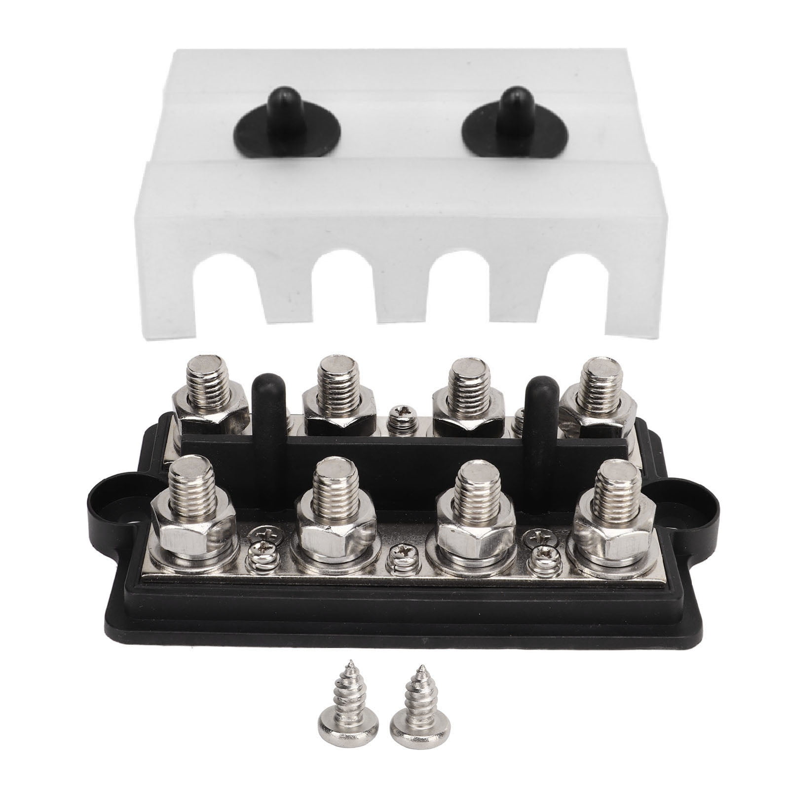 TKSE Bus Bar, Marine RV Battery Terminal Power Distribution Block 2 Row ...