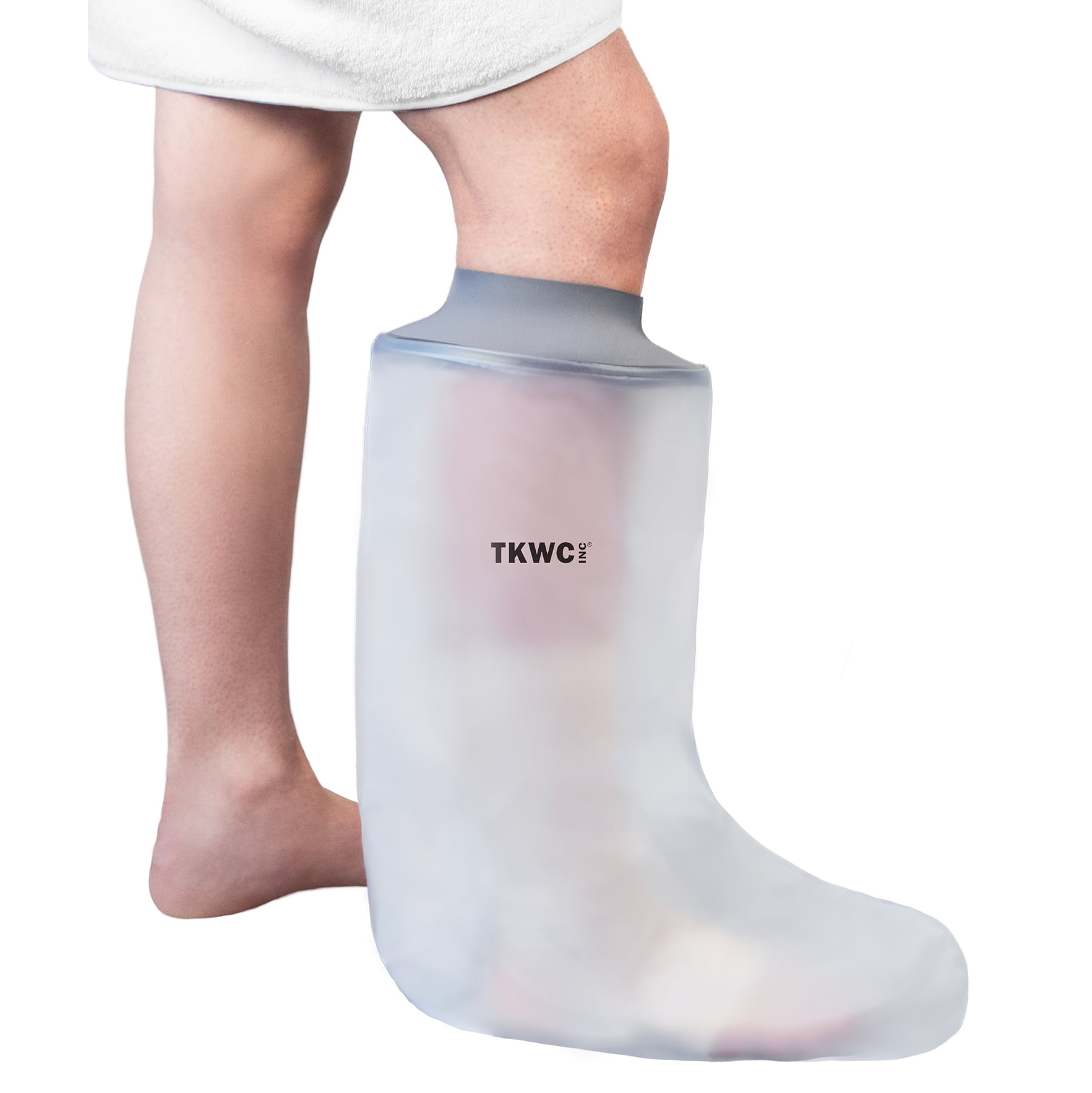 TKWC INC Watertight Foot Protector - Waterproof Leg Cast Cover, Ideal ...