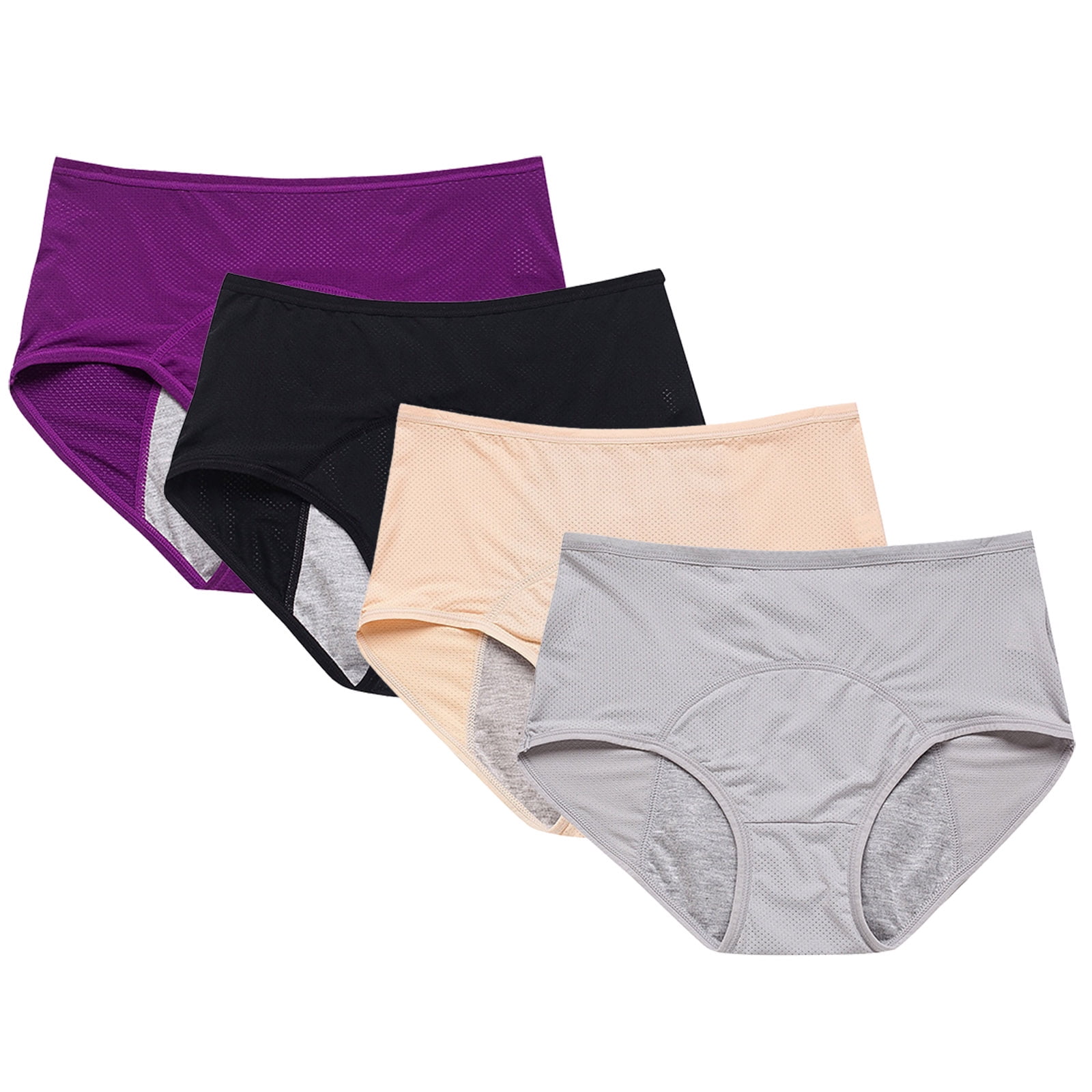 TKing Fashion 4 Pack Set Period Underwear for Women, 2024 New Women's ...