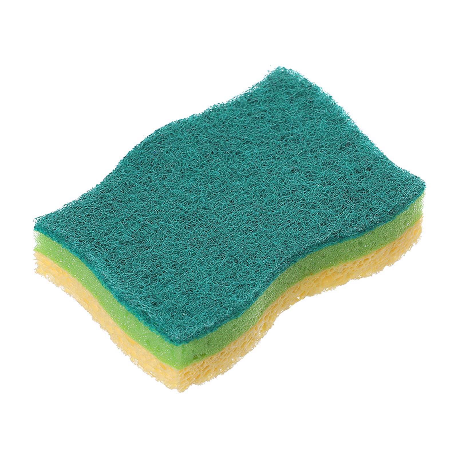 TKing Fashion Cleaning Cloth Sponge Wood Pulp Cotton Three In One ...