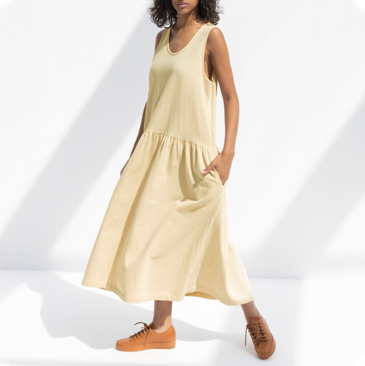 TKing Fashion Cotton Summer Dresses for Women 2024 Linen Beach Vacation ...