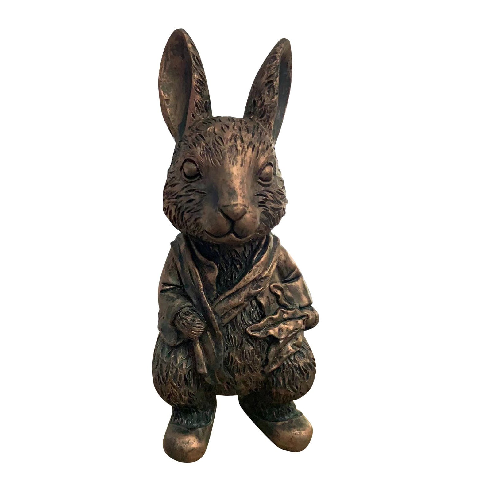 TKing Fashion Easter Decorations Garden Rabbit Statues Decorative ...