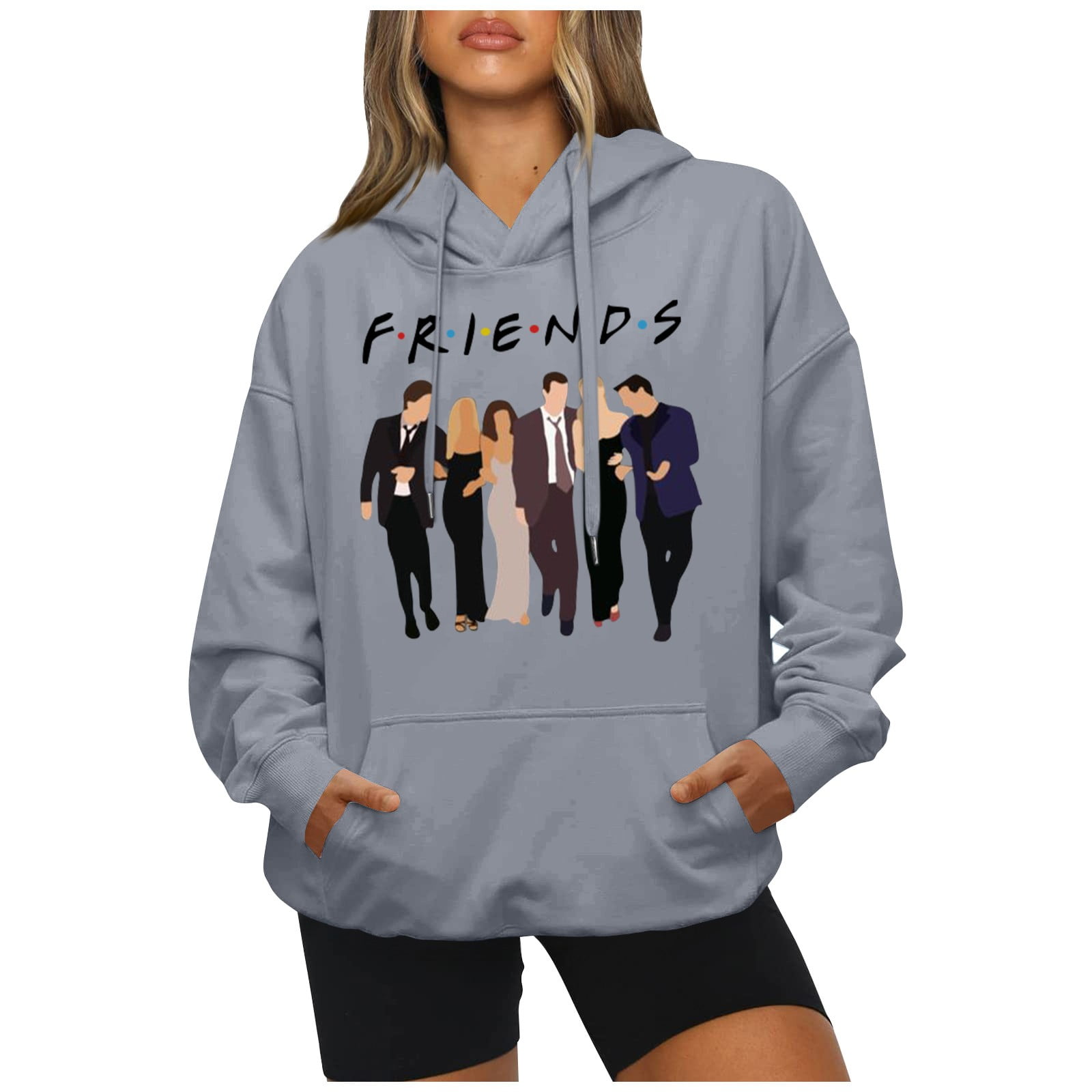 TKing Fashion Womens Sweatshirt Friends Hoodie Friends TV Show ...
