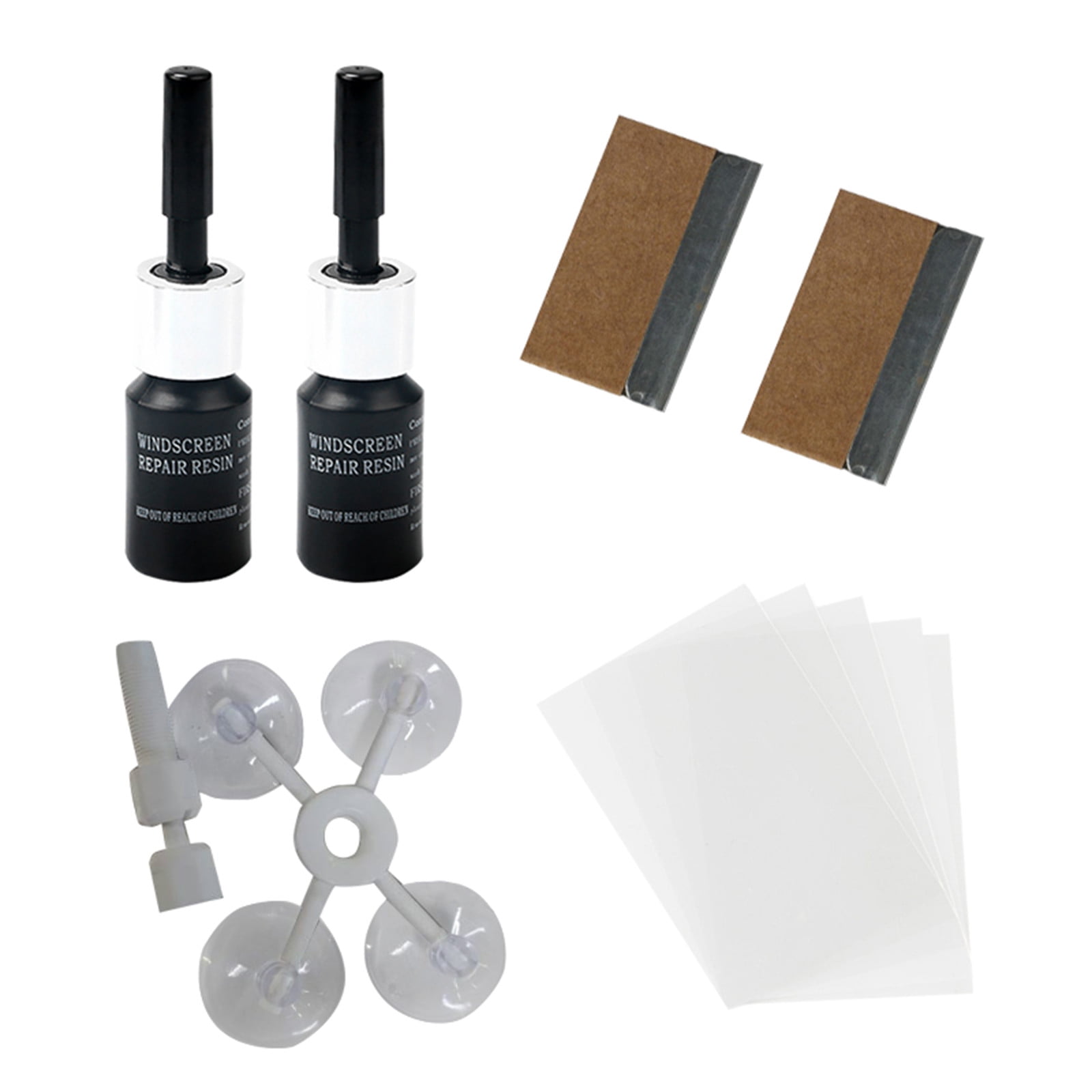 TKing Home Car Windshield Repair Kit, Upgrade Window Glass Crack Repair ...