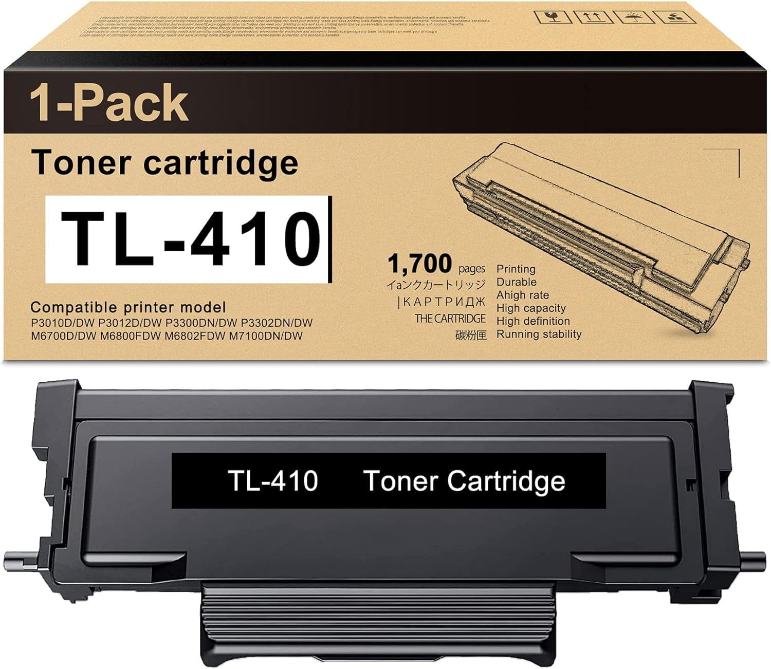 TL-410 Toner Cartridge Replacement for Pantum P3010D/DW P3012D/DW ...