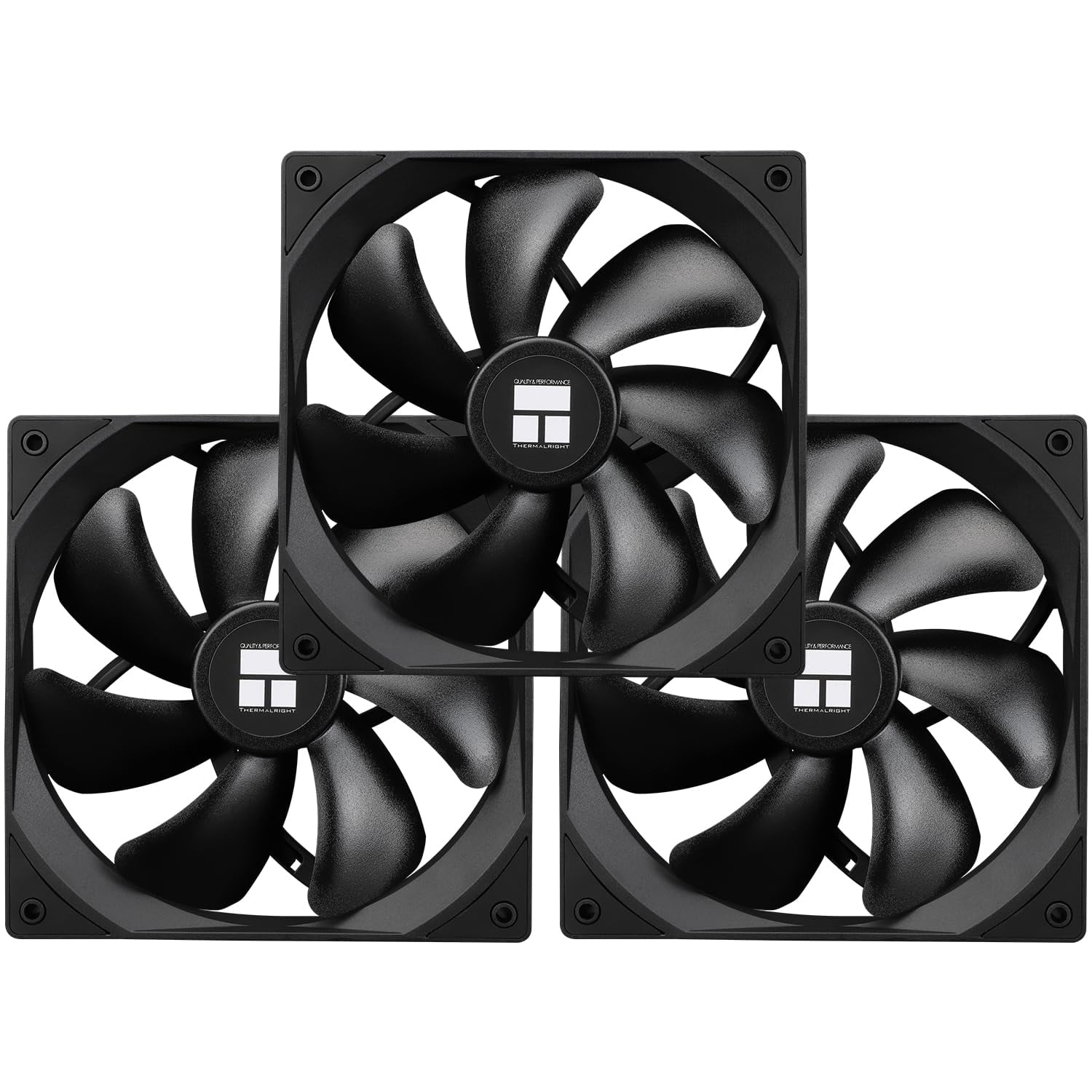 TL-C14C X3 CPU Fan, 140mm Case Cooler, 4Pin PWM Silent Computer Fan ...