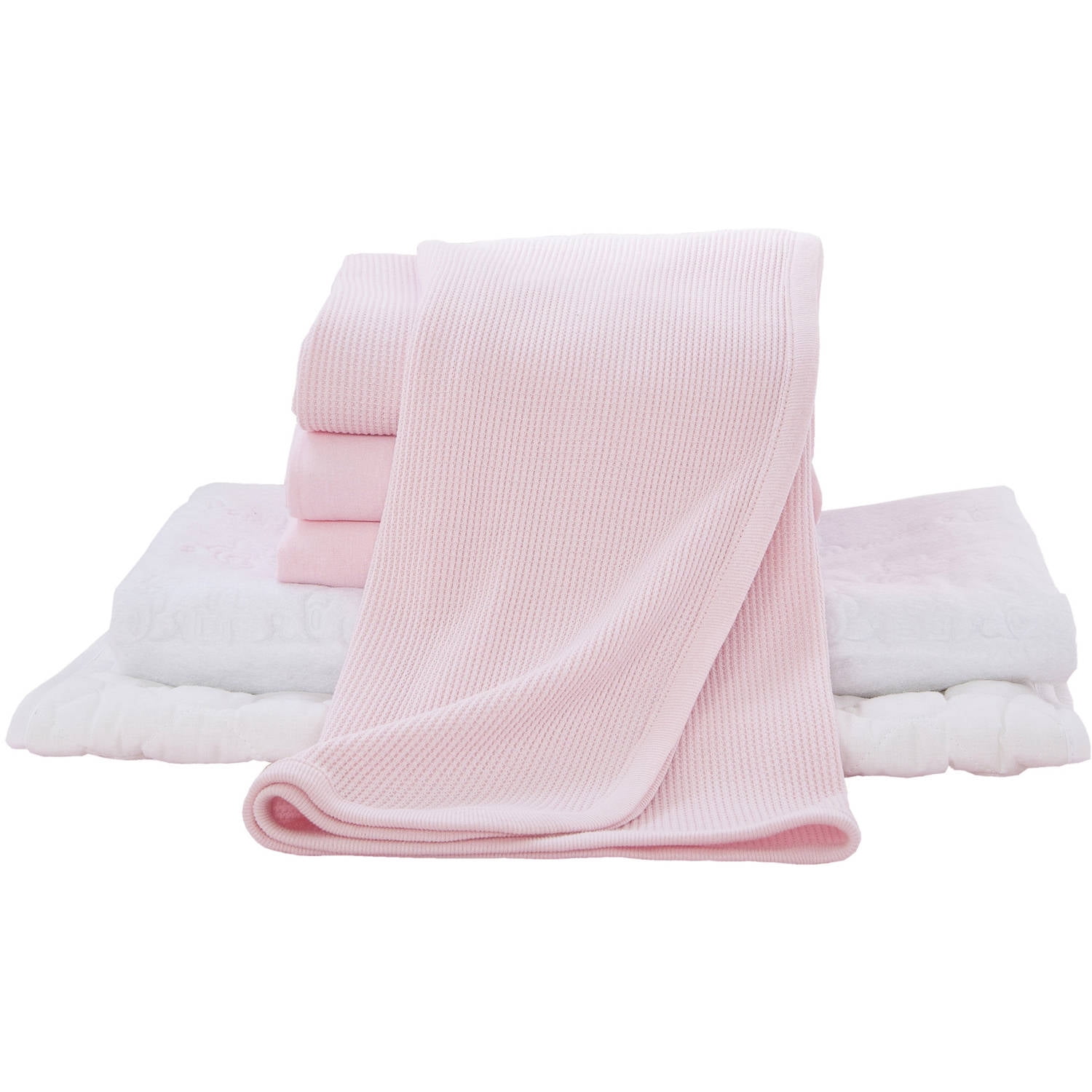 TL Care 6-Piece Mini Crib Starter Set, Pink - Walmart.com