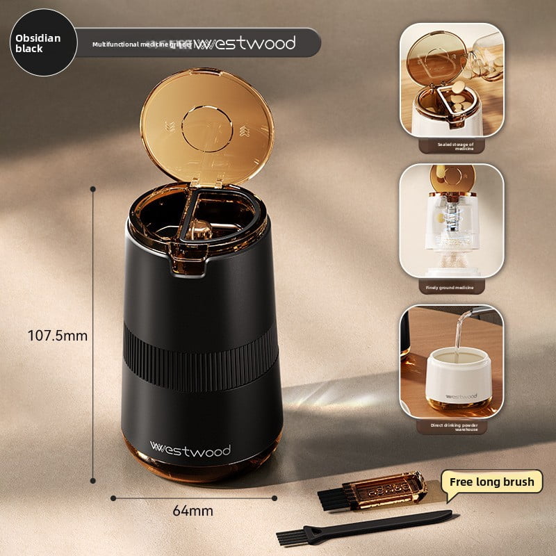 TL New Small Medicine Grinder Multi-Functional Tablet Grinder Elderly ...