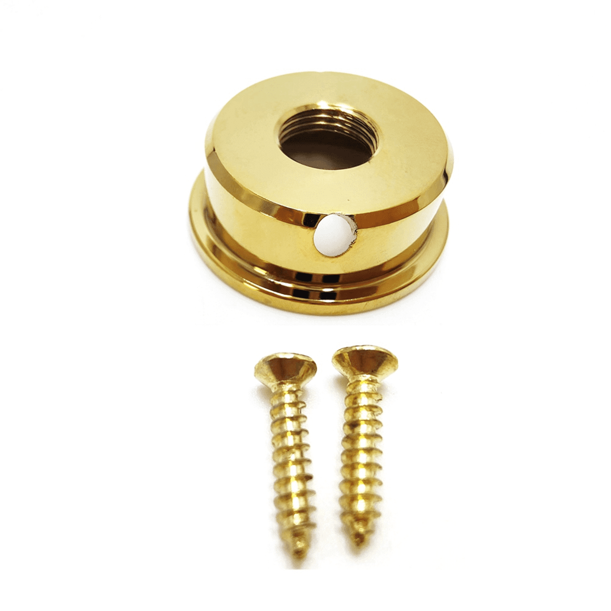 TL Round Socket Electric Guitar Audio Output Jack Bass Gold - Walmart.com