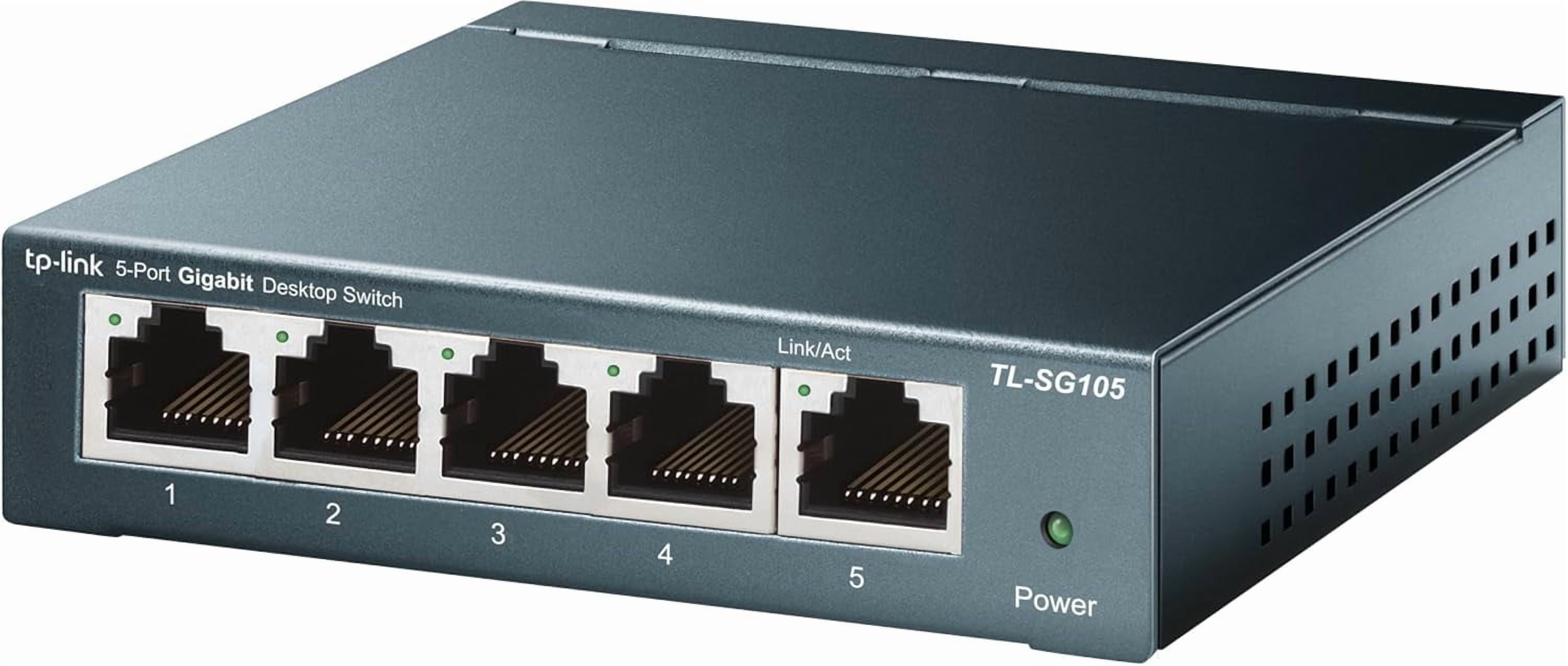 TL-SG105, 5 Port Gigabit Unmanaged Ethernet Switch, Network Hub ...