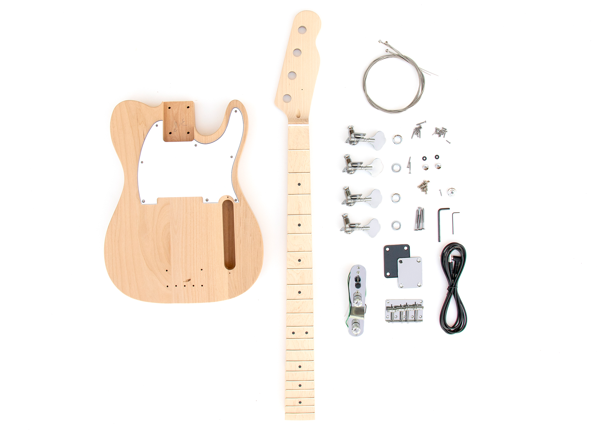 TL Style Advanced Build Your Own Bass Guitar Kit - Walmart.com