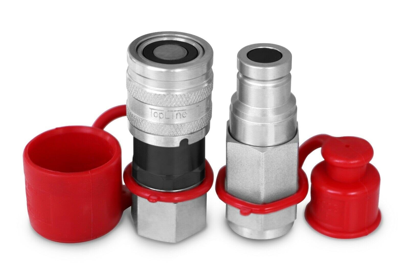 TL Topline 3/8" Body with 3/8" NPT Thread | Flat Face Hydraulic Quick ...