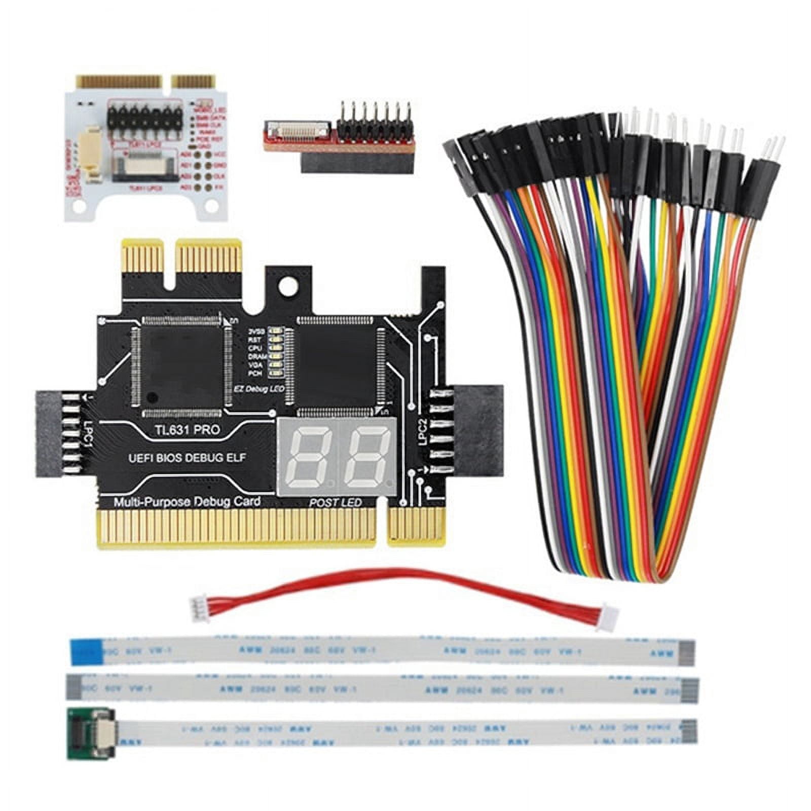 TL631 Pro Diagnostic Card+Expansion Card PCI-E Motherboard ...