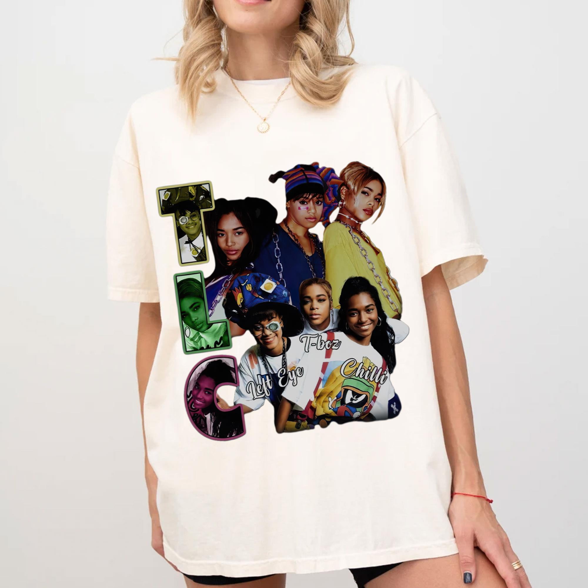 TLC Crazy Unisex Shirt Vintage Tlc Shirt, 90S Tlc Group Shirt, Tlc Band ...