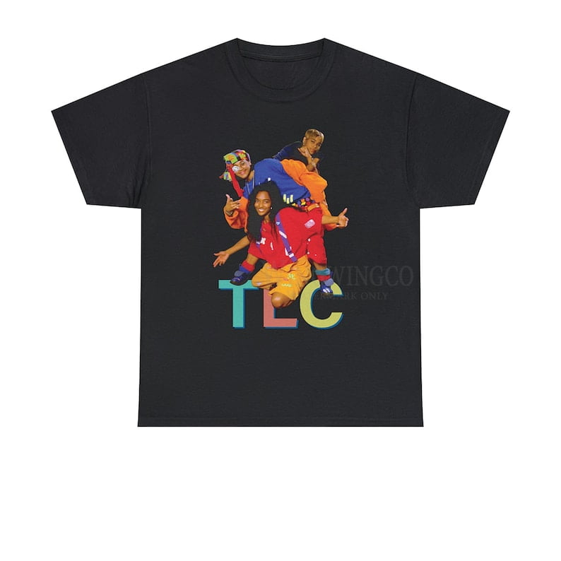 TLC Shirt. TLC Vintage Tee, TLC Tshirt, Tlc Graphic Tee, Tlc Hiphop ...