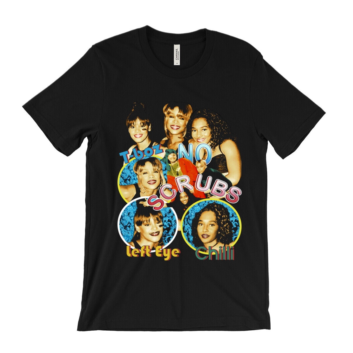 TLC T-Shirt - No Scrubs 90's r&b rnb waterfalls weak crazysexycool left ...