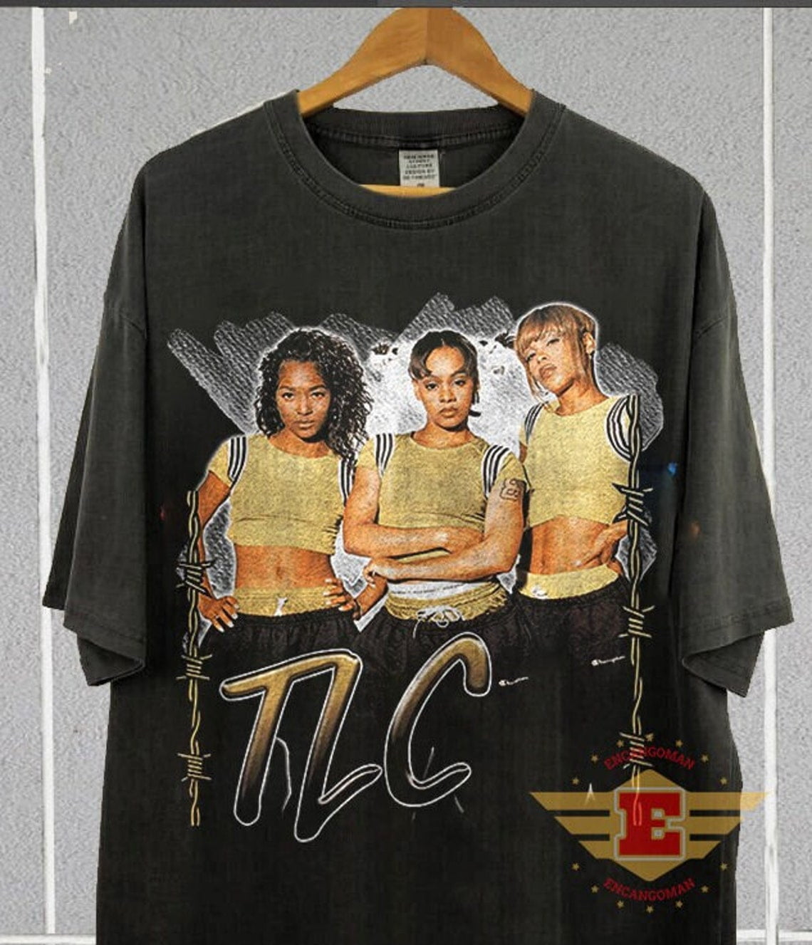 TLC Unisex Shirt, Vintage 90S Tlc Group, 90S Music, Tlc Band T-Shirt ...