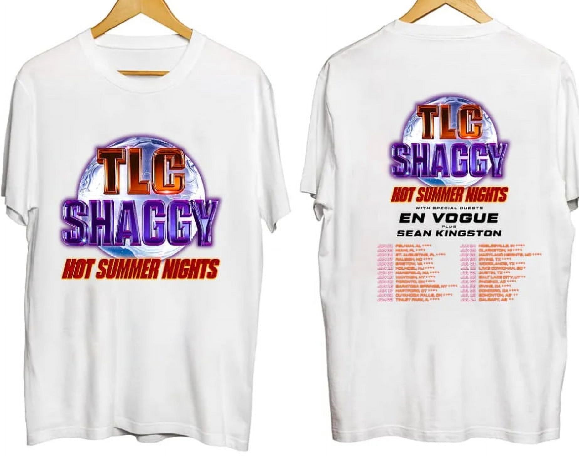 TLCC andd Shaggyy Tour, TLCC andd Shaggyy Hott Summerr Nighttshirt ...