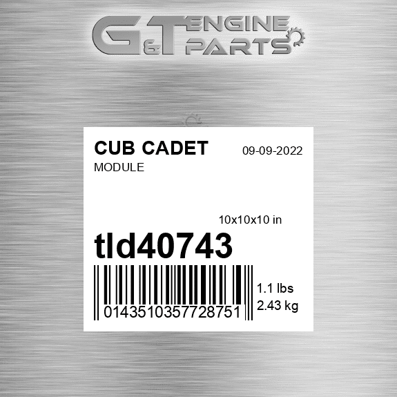 TLD40743 MODULE fits CUB CADET (New OEM) - Walmart.com