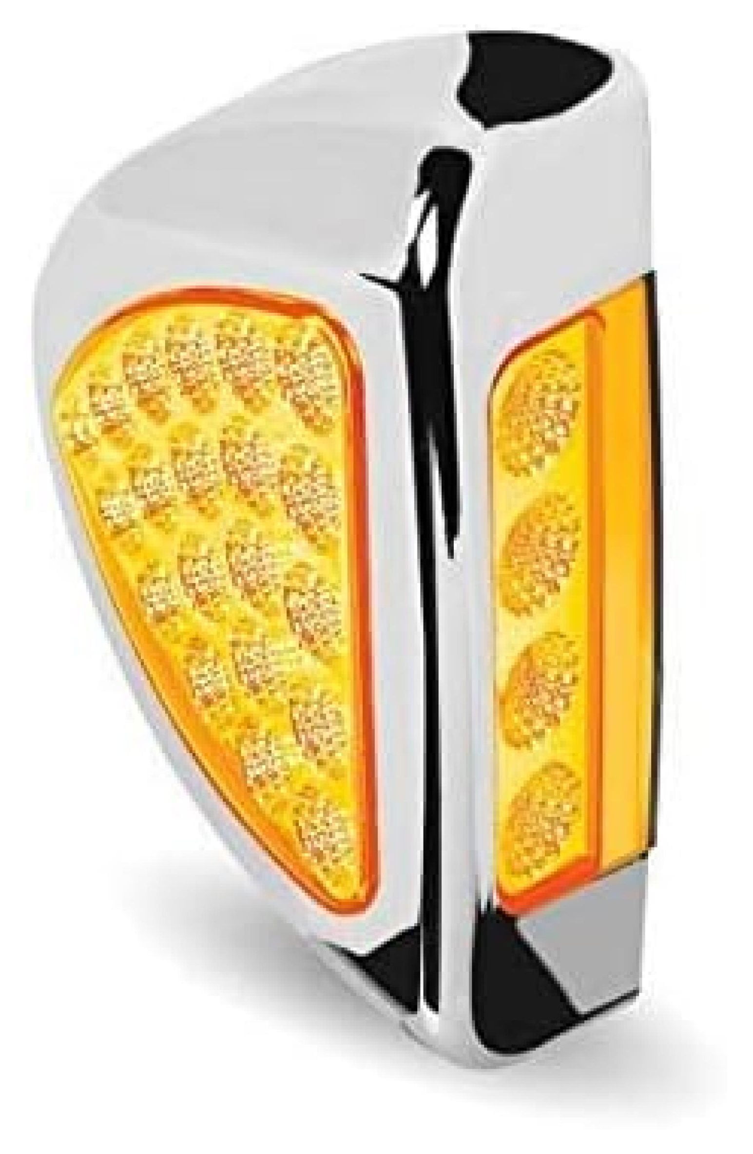 TLED-PSH Peterbilt Side Headlight Marker/Turn Light Set Triangle Amber ...