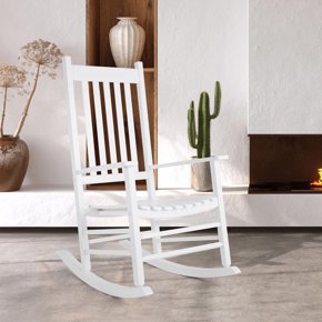 White Outdoor Rocking Chairs in Outdoor Rocking Chairs - Walmart.com