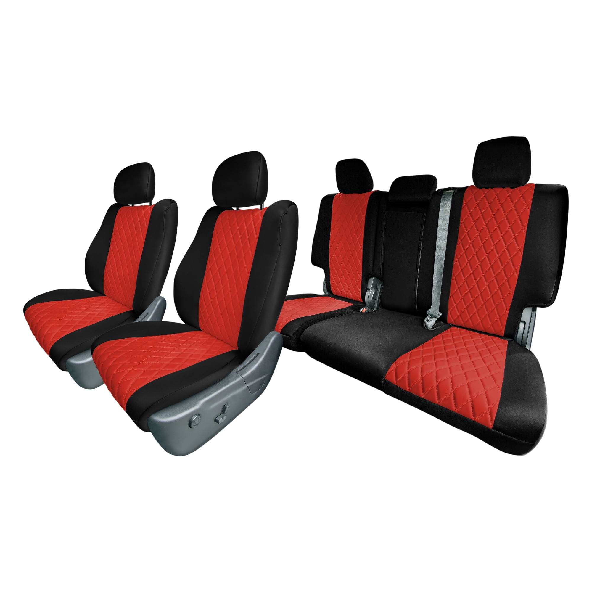 TLH Custom Fit Seat Covers for 2011–2021 Jeep Grand Cherokee, Full Set ...