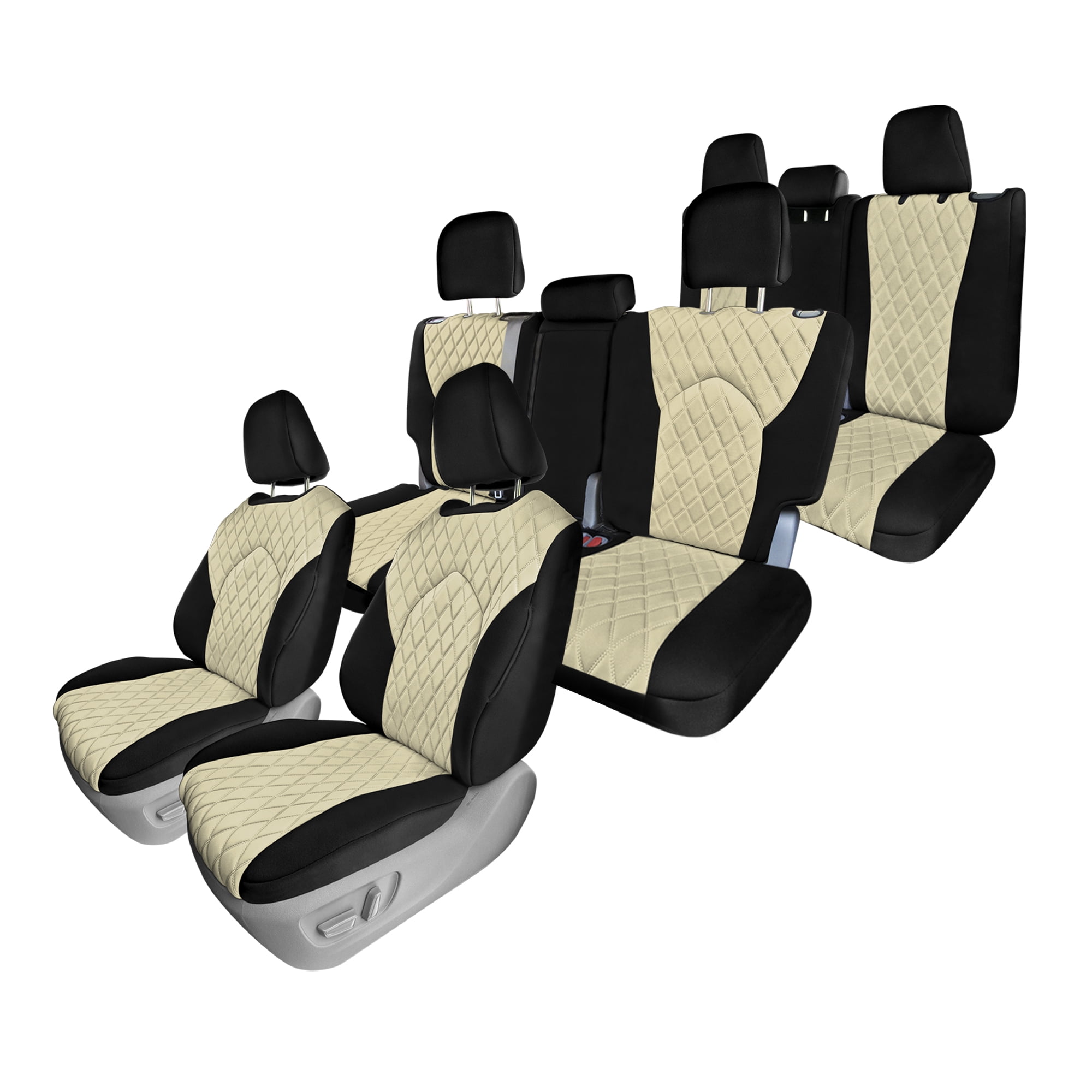 TLH Custom Fit Seat Covers for 2020-2024 Toyota Highlander, Seat Covers ...