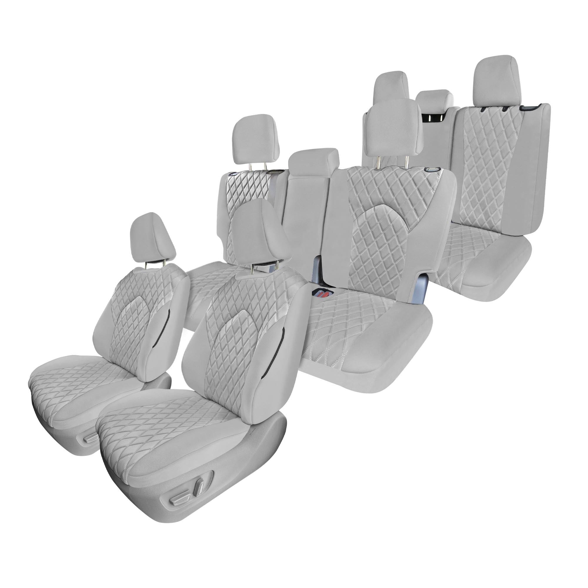 TLH Custom Fit Seat Covers for 2020-2024 Toyota Highlander, Seat Covers ...