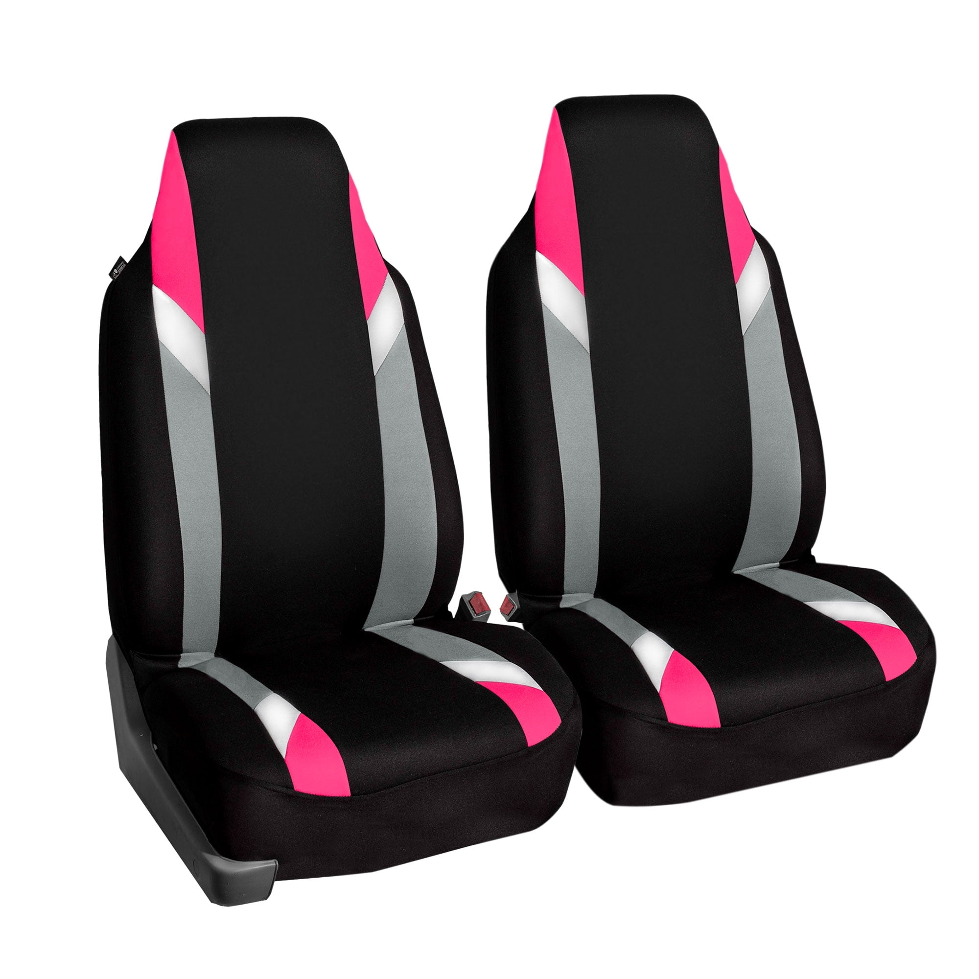 TLH Supreme Modernistic Pink Car Seat Cover Cloth Front Set, Car Seat ...