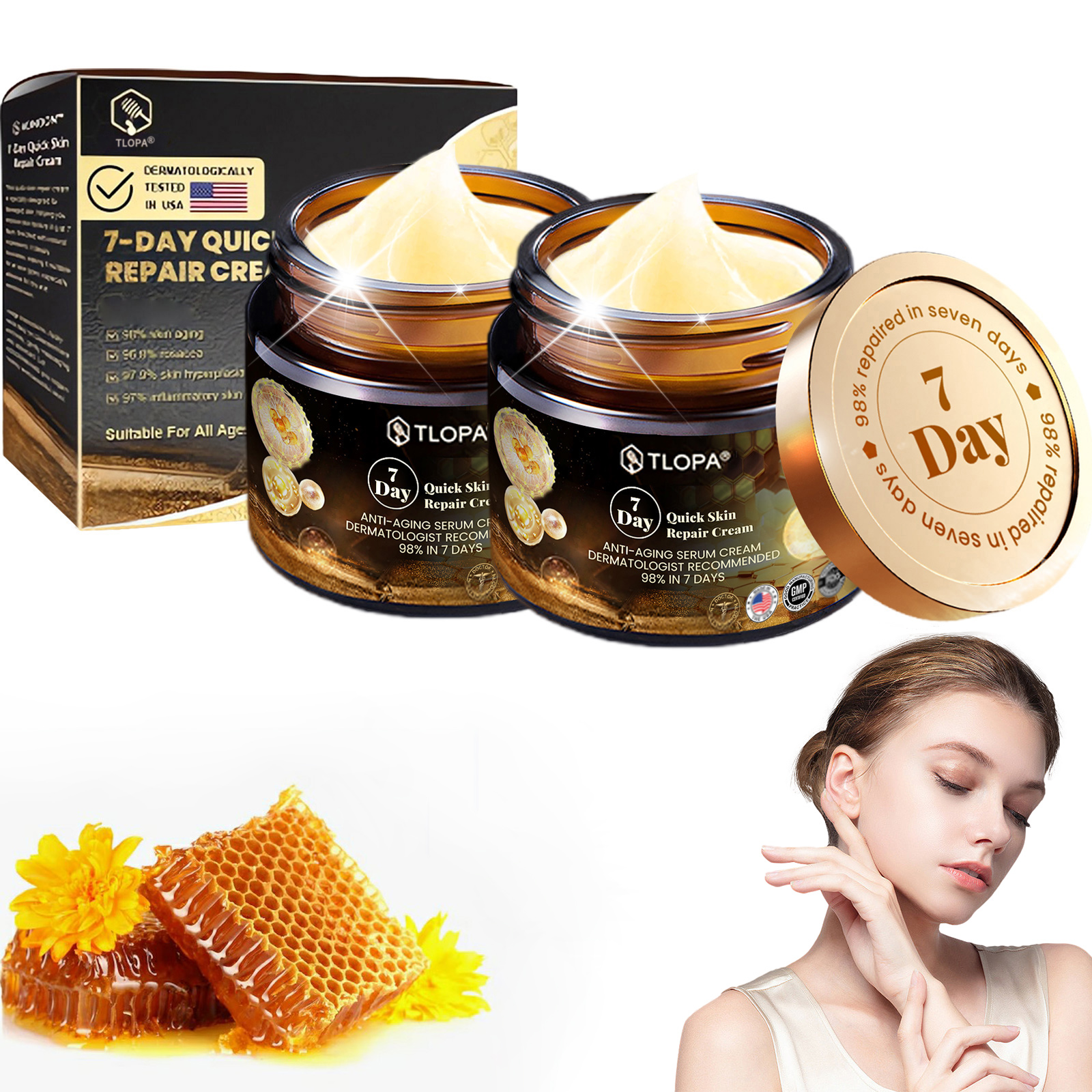 TLOPA 7-Day Multi-Effect Al-in-One Skincare Cream, Professional wasp ...