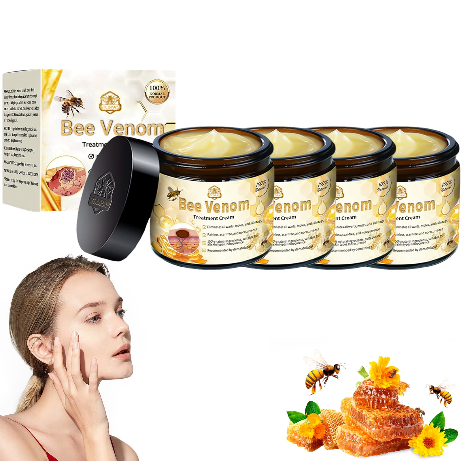TLOPA Powerful All-Body Skin Cream, TLOPA Bee Skin Cream, Natural Cream ...