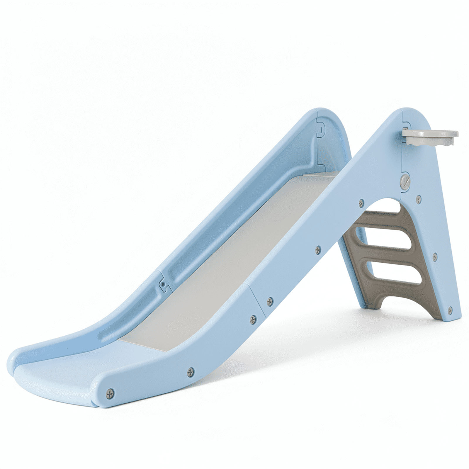 TLSUNNY Freestanding Kids Slide with Basketball Hoop, Indoor Outdoor ...