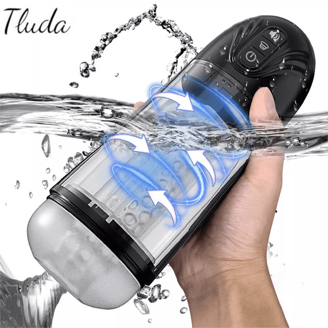 TLUDA Automatic Male Masturbator Vibrator Cup with 3 Suckings and 7 ...