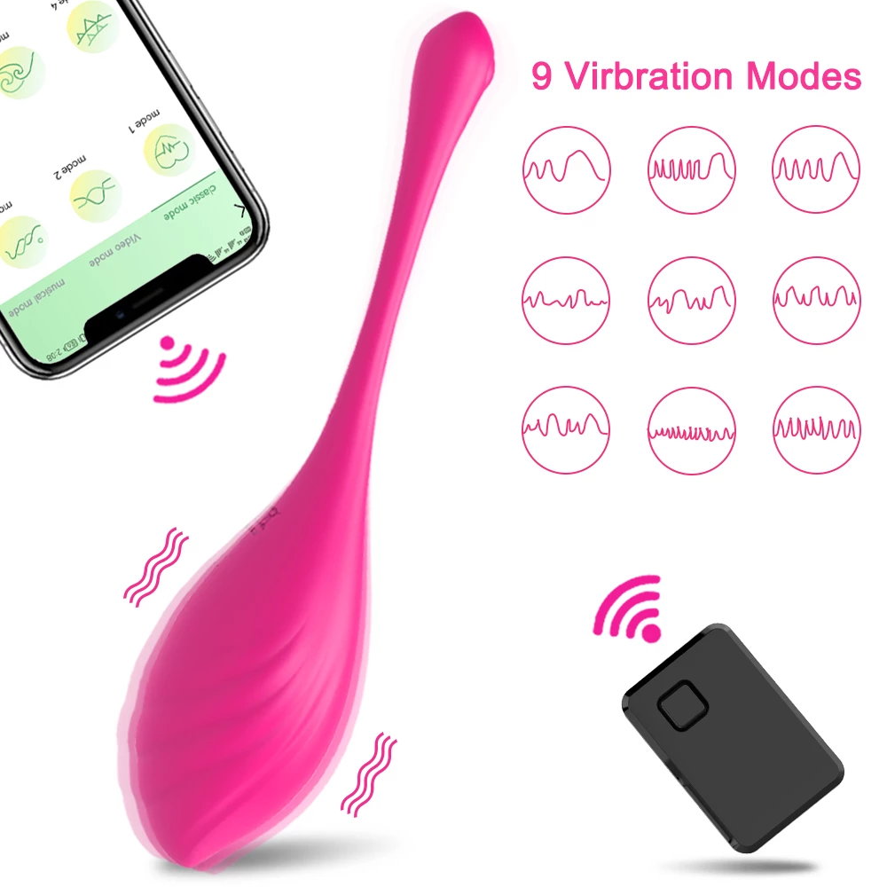 TLUDA Bluetooth Remote Vibrating Eggs for Women,Wearable Wireless Vibrating Eggs G Spot Vibrator ...