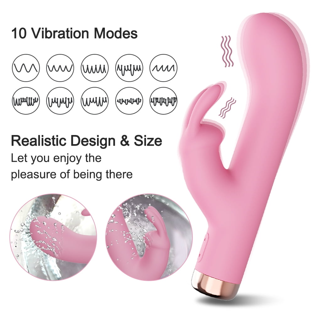 Tluda G Spot Rabbit Vibrator With 10 Powerful Vibration Modes Clitoral