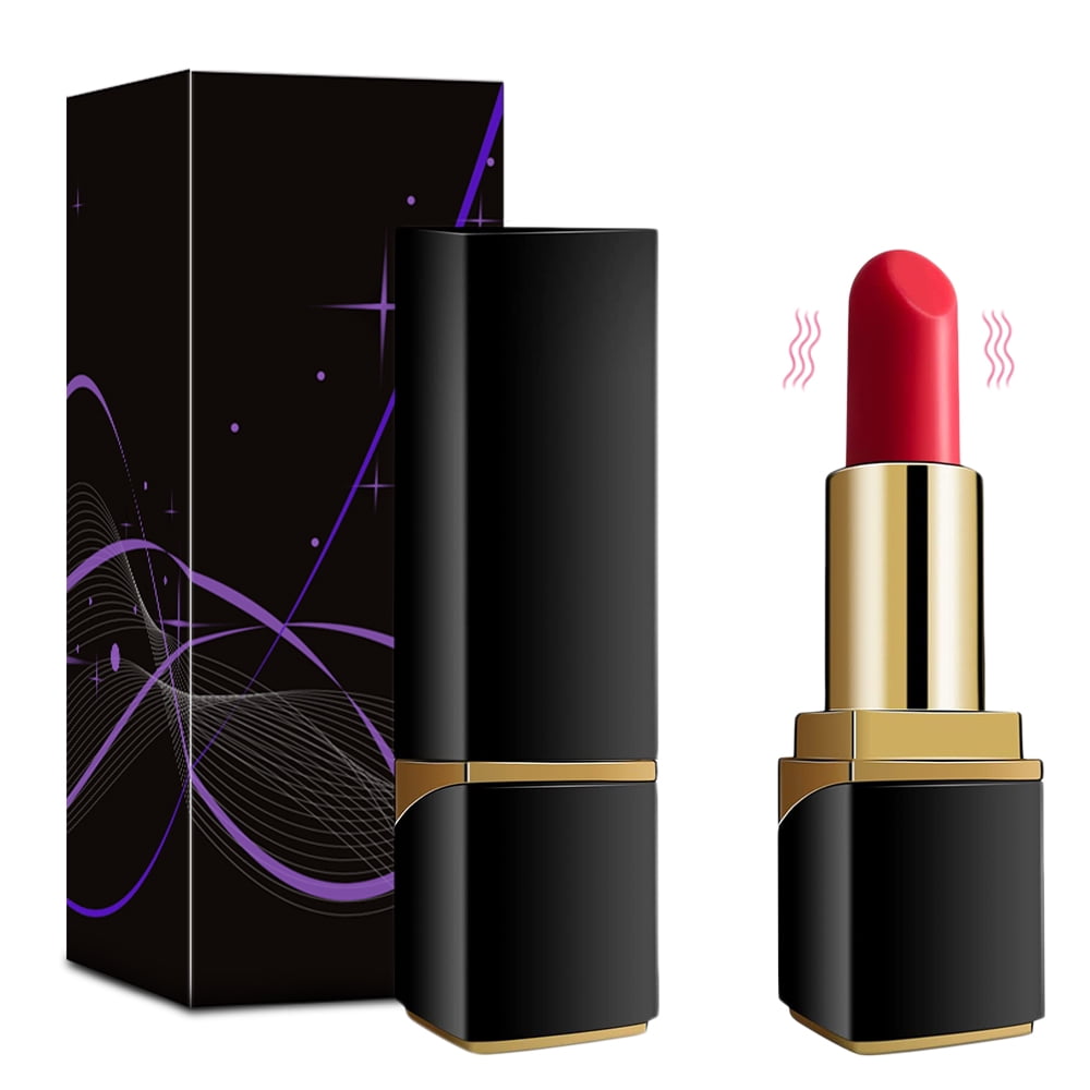 TLUDA Mini Bullet Vibrator, Rechargeable Lipstick Vibe with 10 ...
