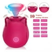Inya The Rose Rechargeable Suction Vibrator, Red - Walmart.com