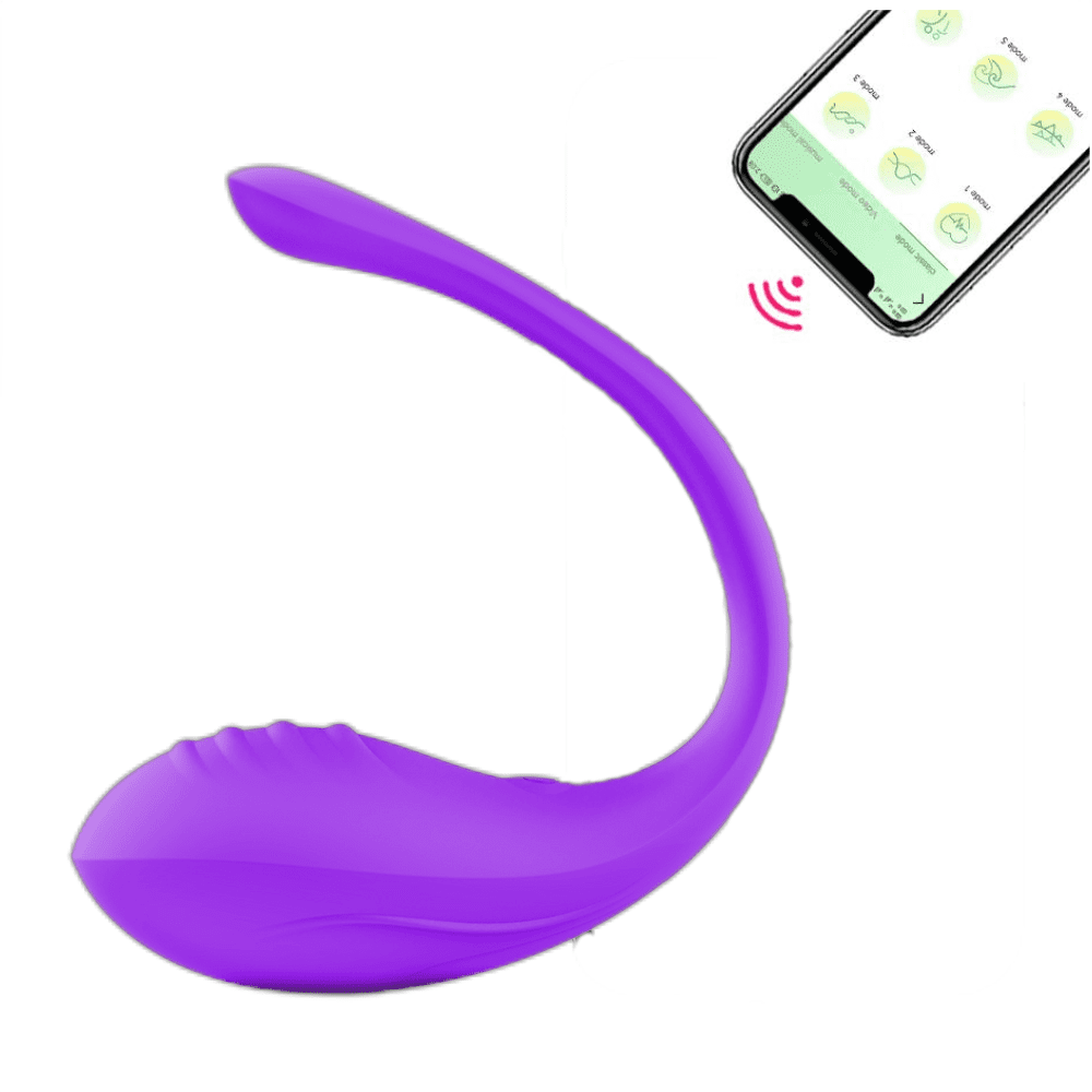 TLUDA Wearable Vibrator with APP Control ,G Spot Stimulator Adult Sex Toys for Women, Purple ...