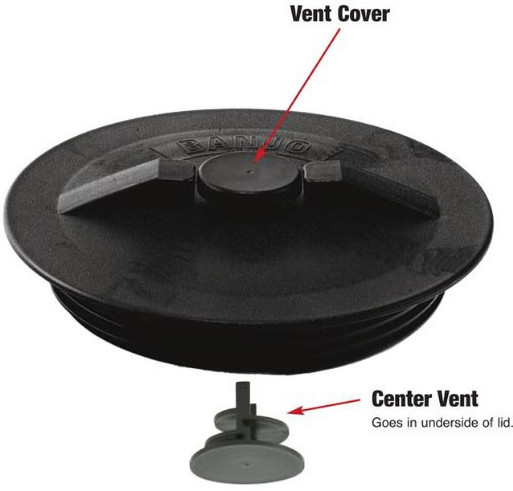 TLVA10 10" Vented Tank Lid & Ring Assembly (New Style) - Walmart.com
