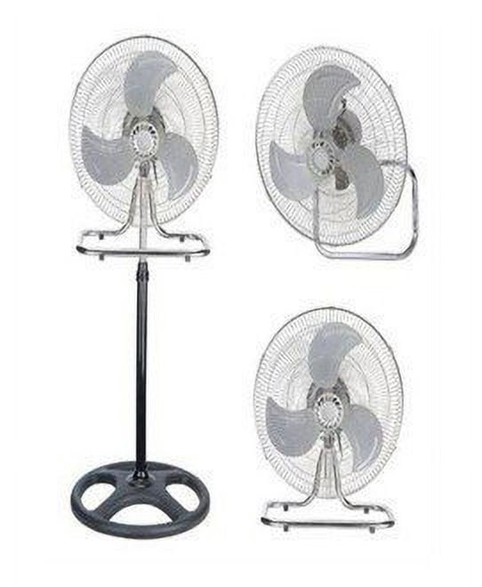 TM 18 Inch Industrial Grade 3 in 1 Stand + Desk + Wall Fan | High ...